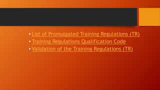 Tesda | PPTX