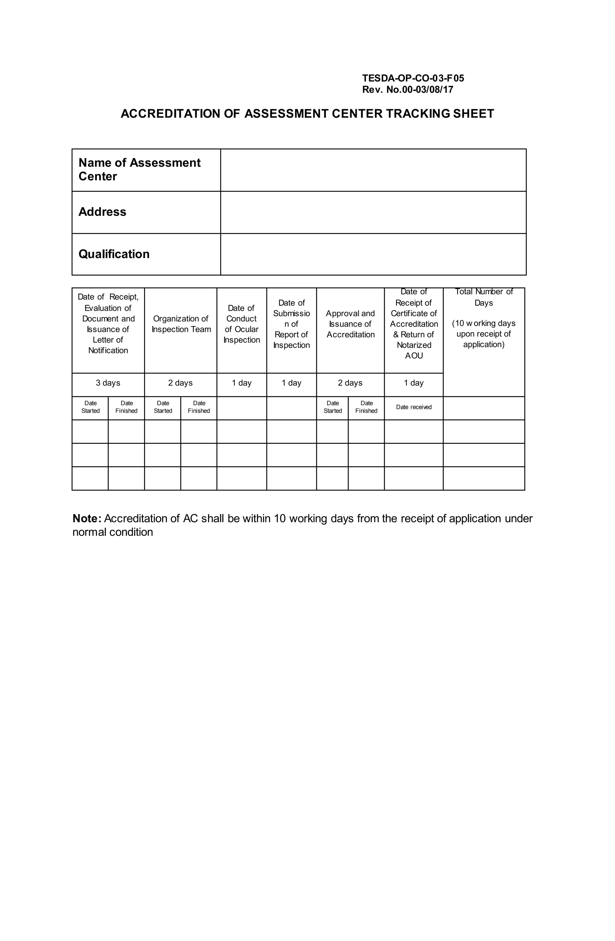 Tesda op-co-03 accreditation- a_cs forms | DOCX