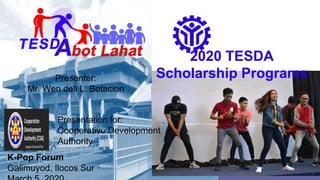 2020 TESDA Scholarship Programs | PPT