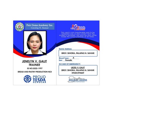 tesda ID templateQWAESRDCVBNM, TFYINM.pptx