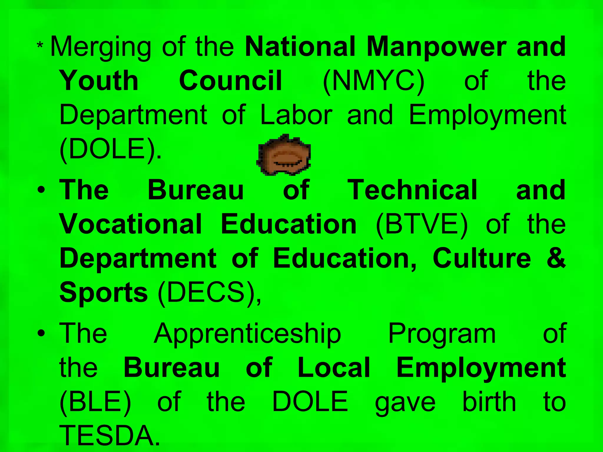 TESDA: TESDA: TVET Training Continuum (Technical Education & Skills ...
