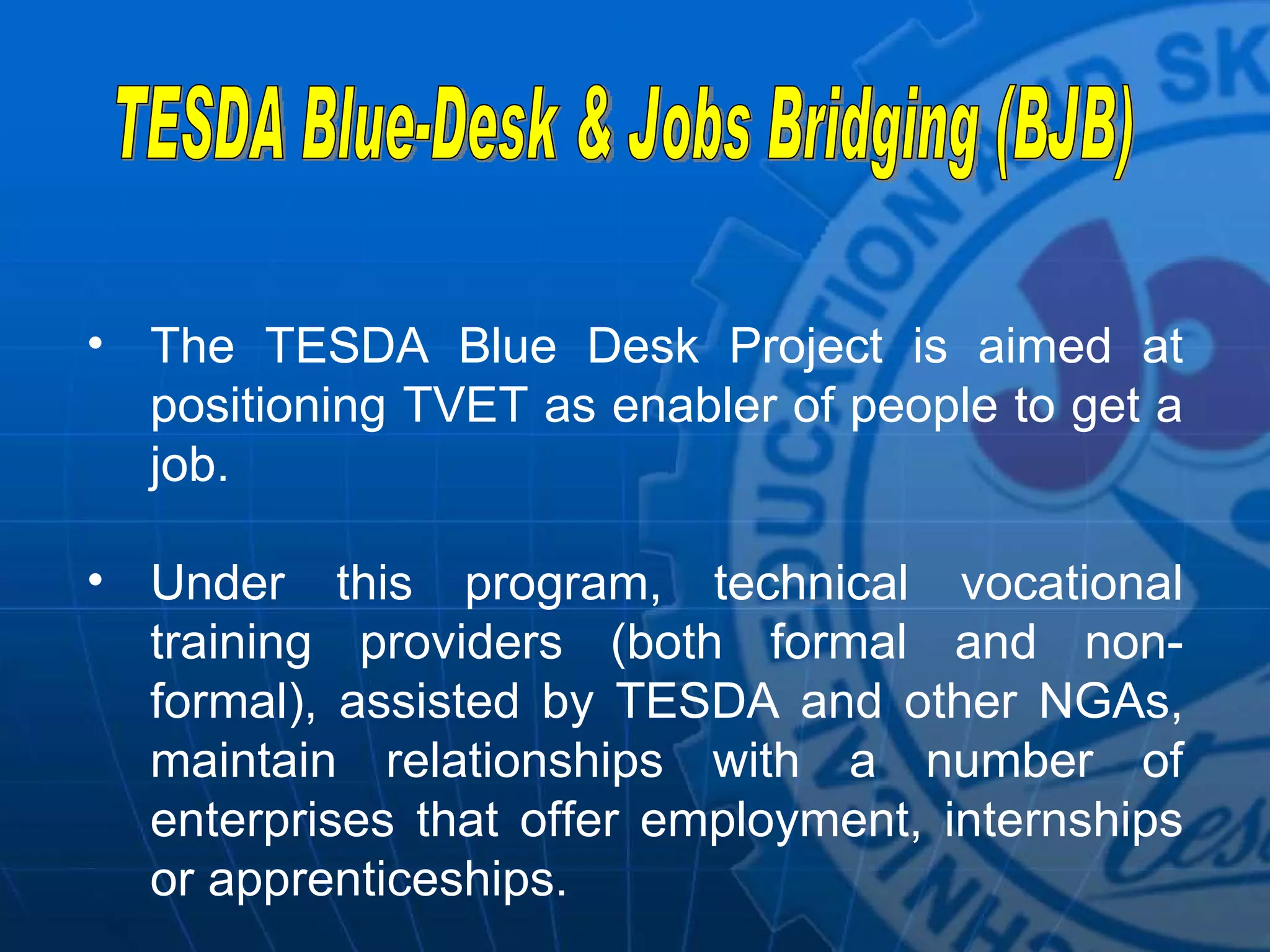 Tesda programs presentation dti2 | PPT