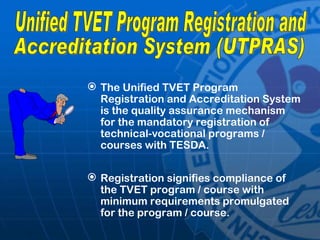 Tesda programs presentation dti2 | PPT