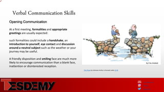Communication Skills (1) Verbal and Nonverbal Communications | PPTX
