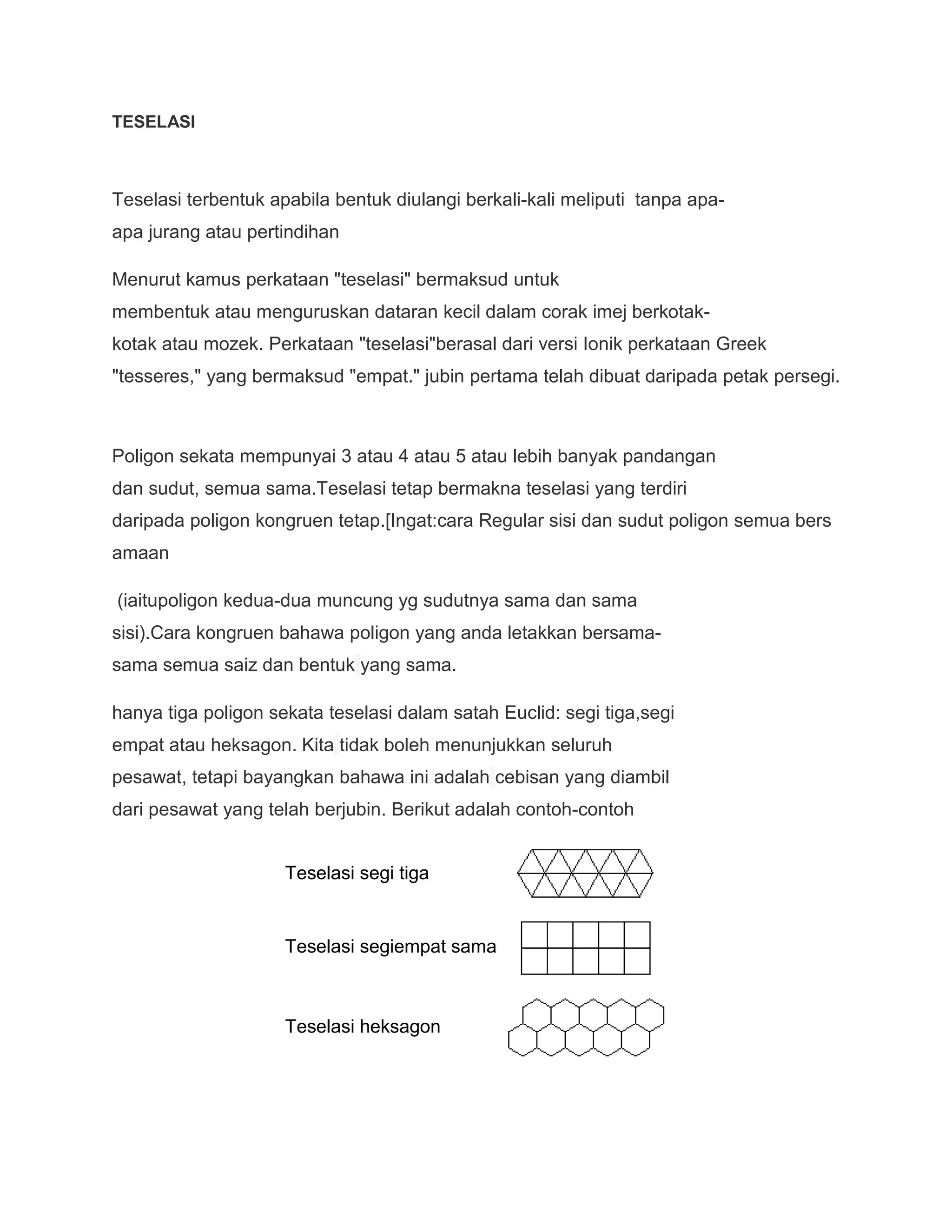 Teselasi latest | DOCX