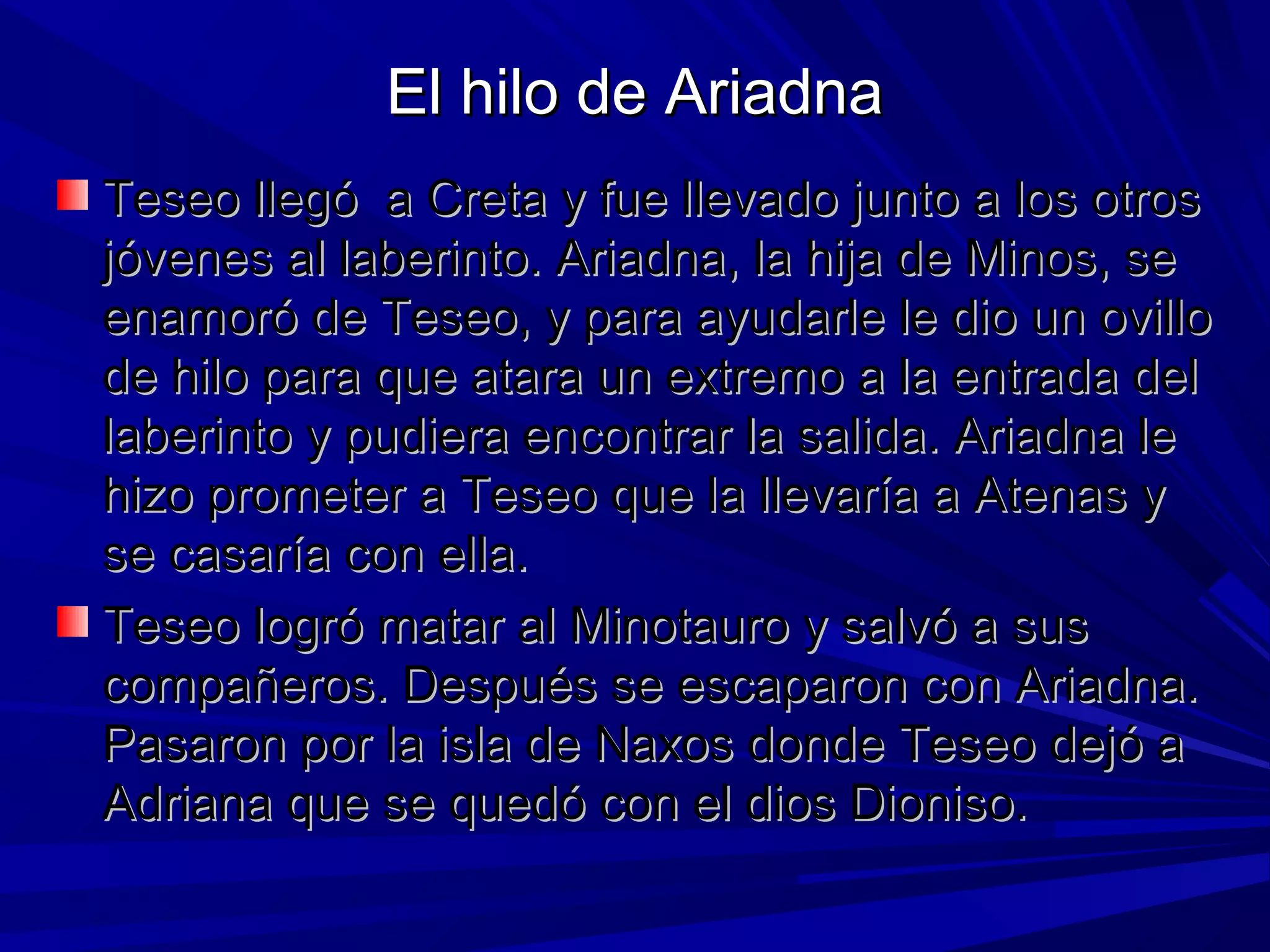 Teseo y el minotauro | PPT