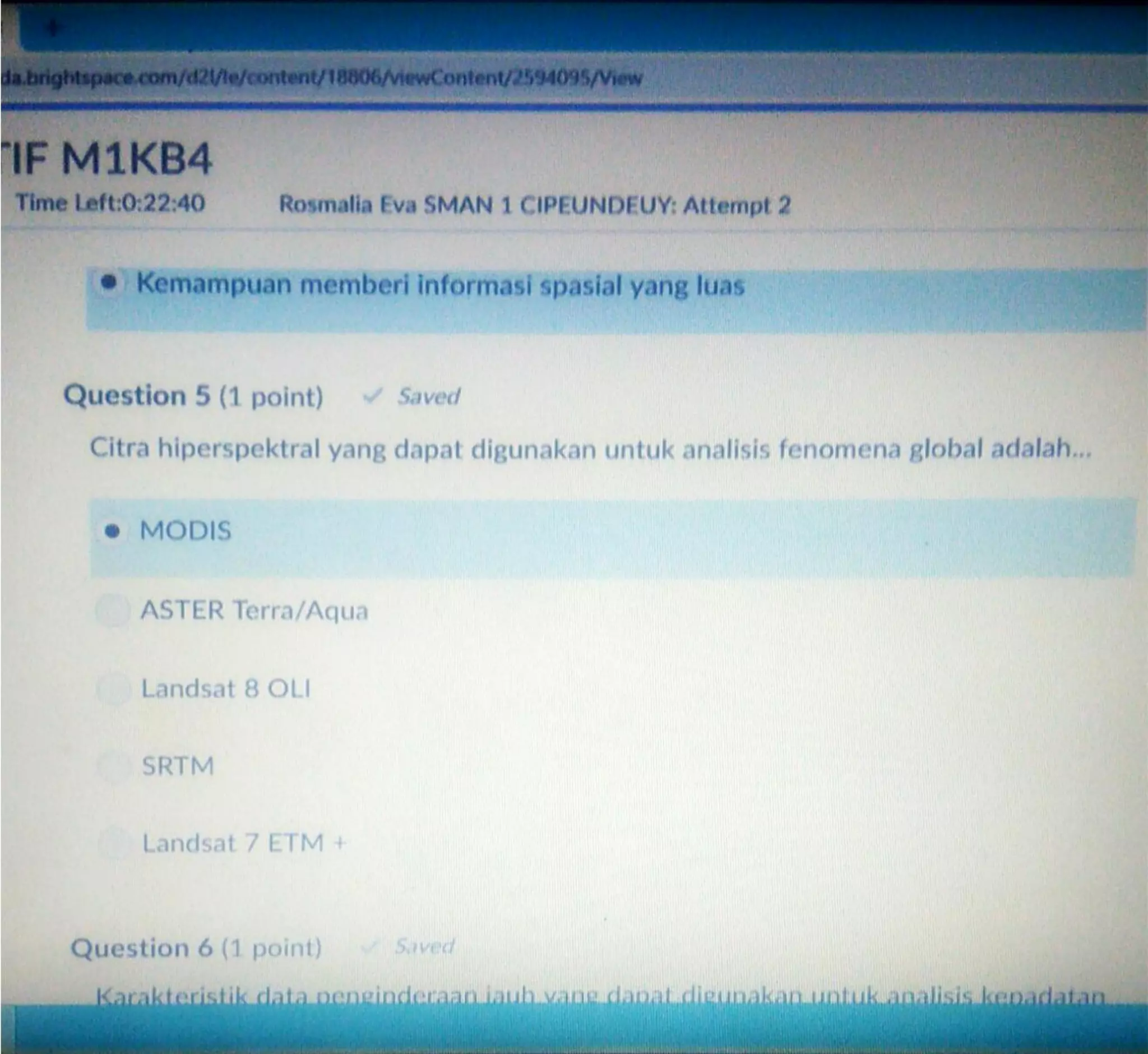 Tes formatif m1 kb4 profesional geografi | PDF