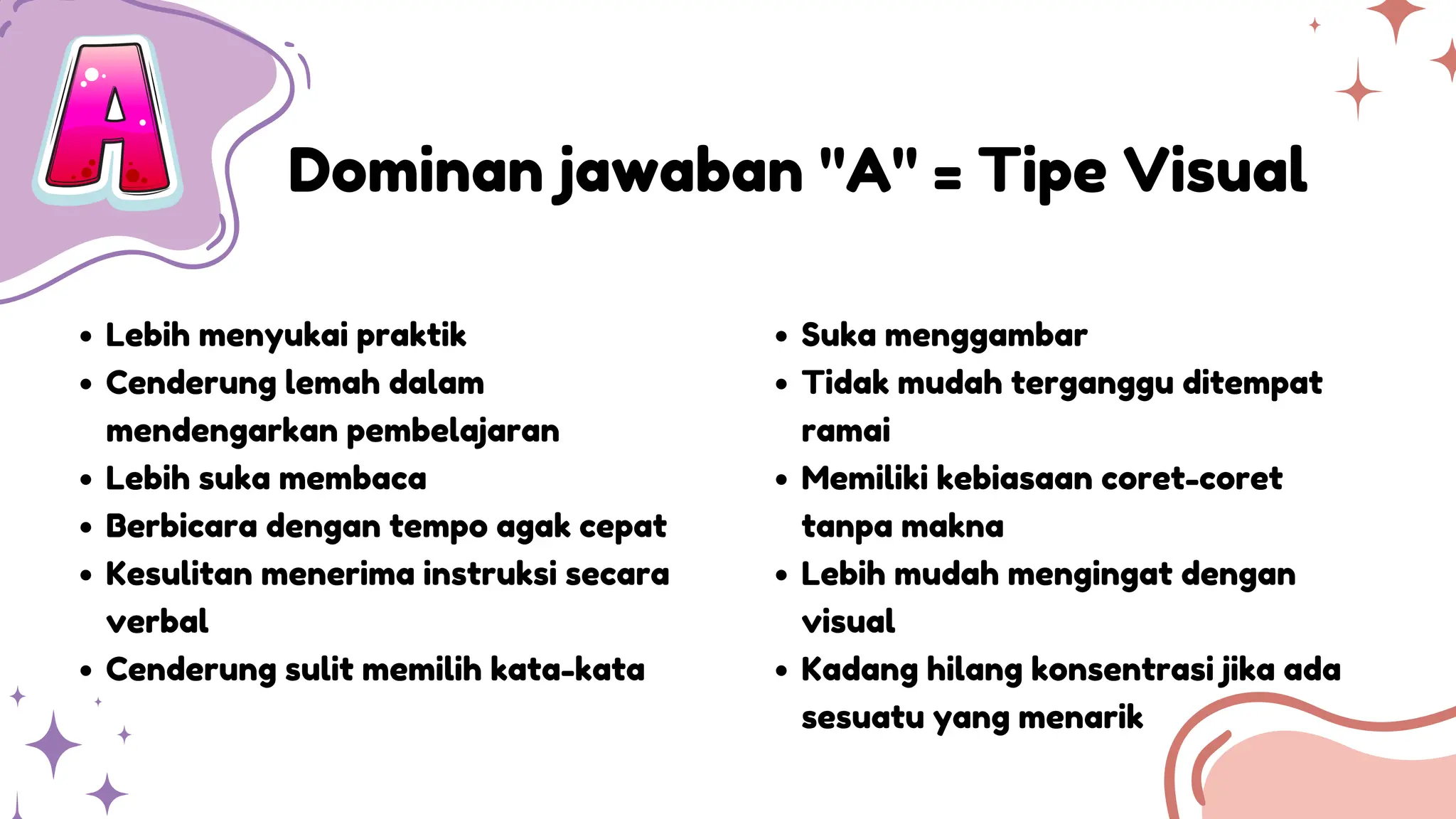 Tes Gaya Belajar asesmen berdiferensiasi | PDF