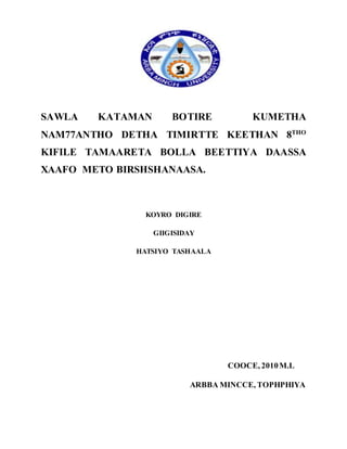 Teshale cover | DOCX