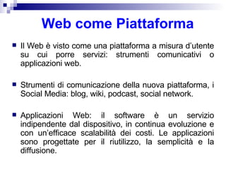 Tesi Web 2.0 - Web 2.0: concetti e tecnologie per l'evoluzione del Web ...