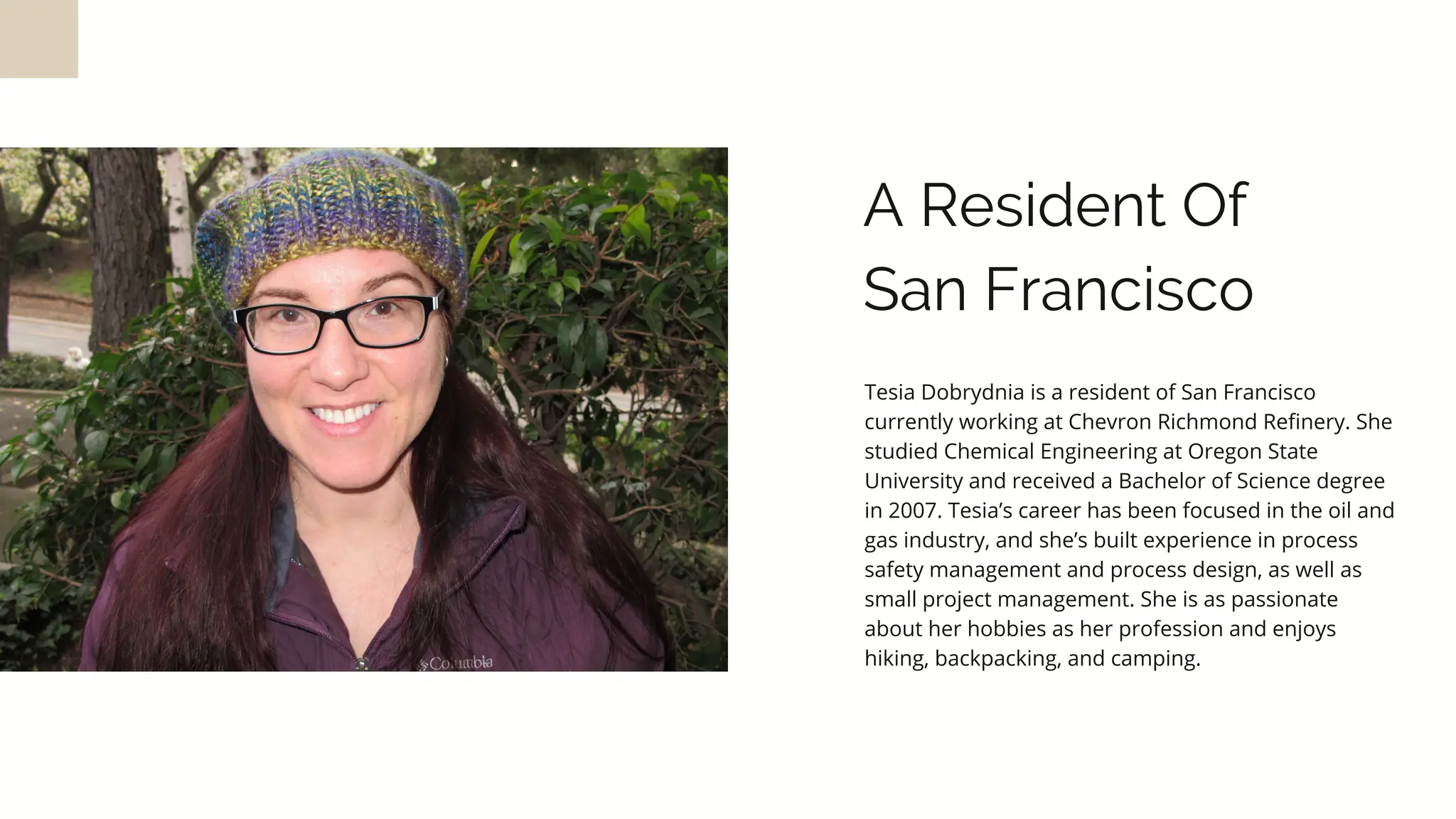 Tesia Dobrydnia - Career In The Oil And Gas Industry | PDF