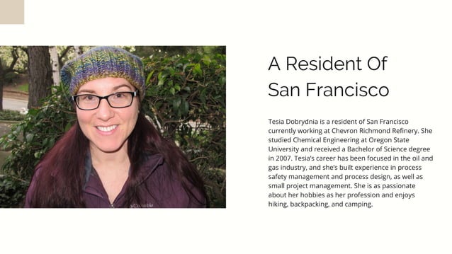 Tesia Dobrydnia - Career In The Oil And Gas Industry | PDF