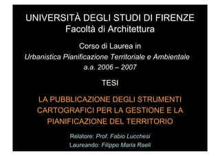 Tesi filippo maria_raeli_07_11_07 | PDF