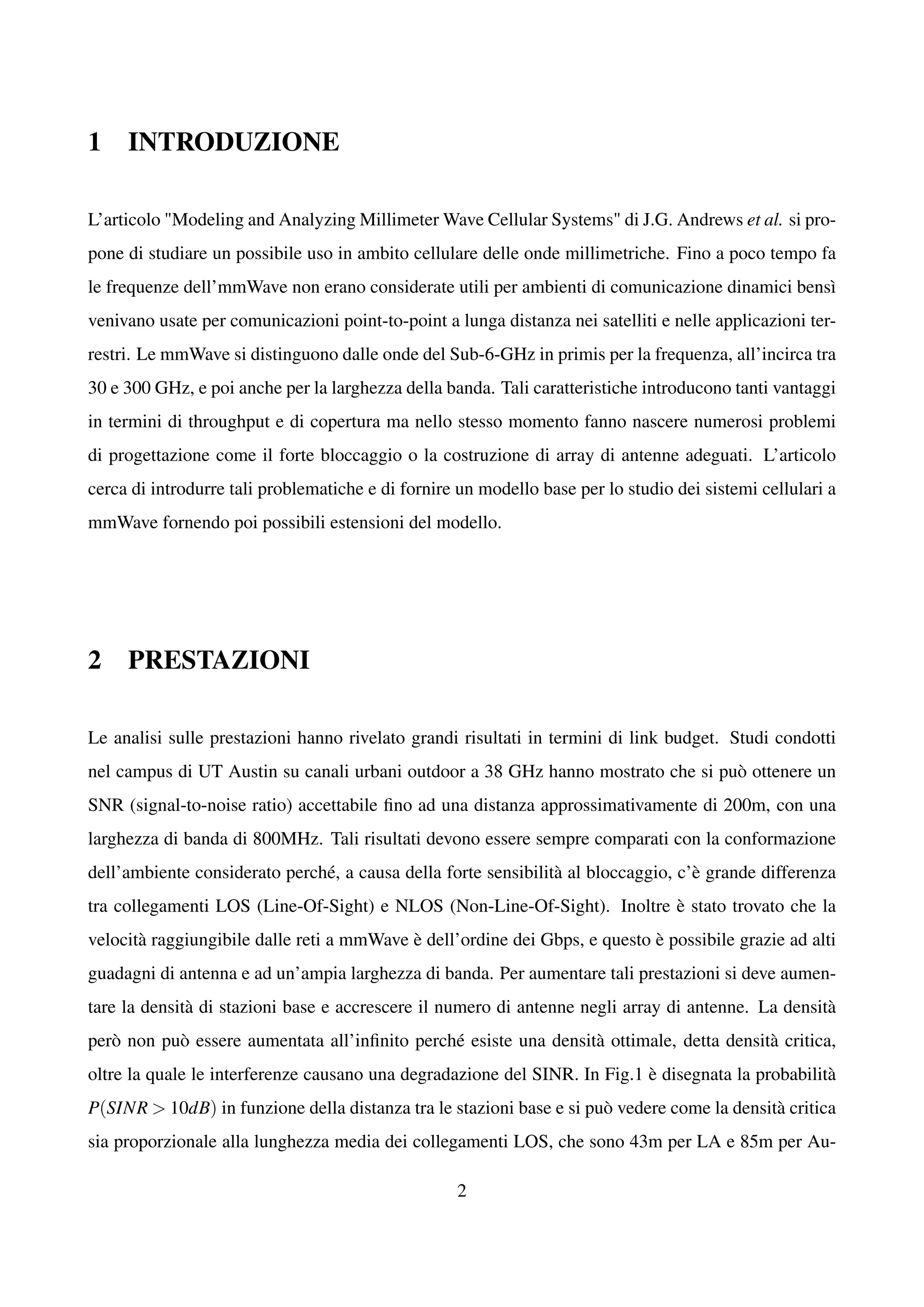 Extended Summary Of Modeling And Analyzing Millimeter Wave Cellular Systems Pdf