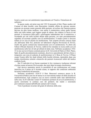 L'anchilostomiasi in Comune di Treviso (1939) | PDF
