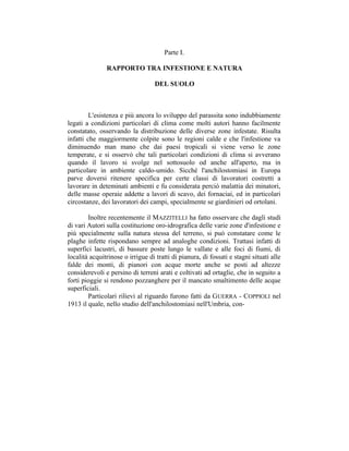 L'anchilostomiasi in Comune di Treviso (1939) | PDF