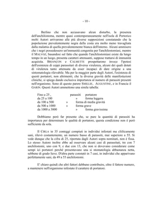 L'anchilostomiasi in Comune di Treviso (1939) | PDF