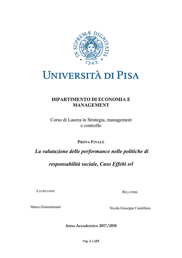 Tesi magistrale | PDF