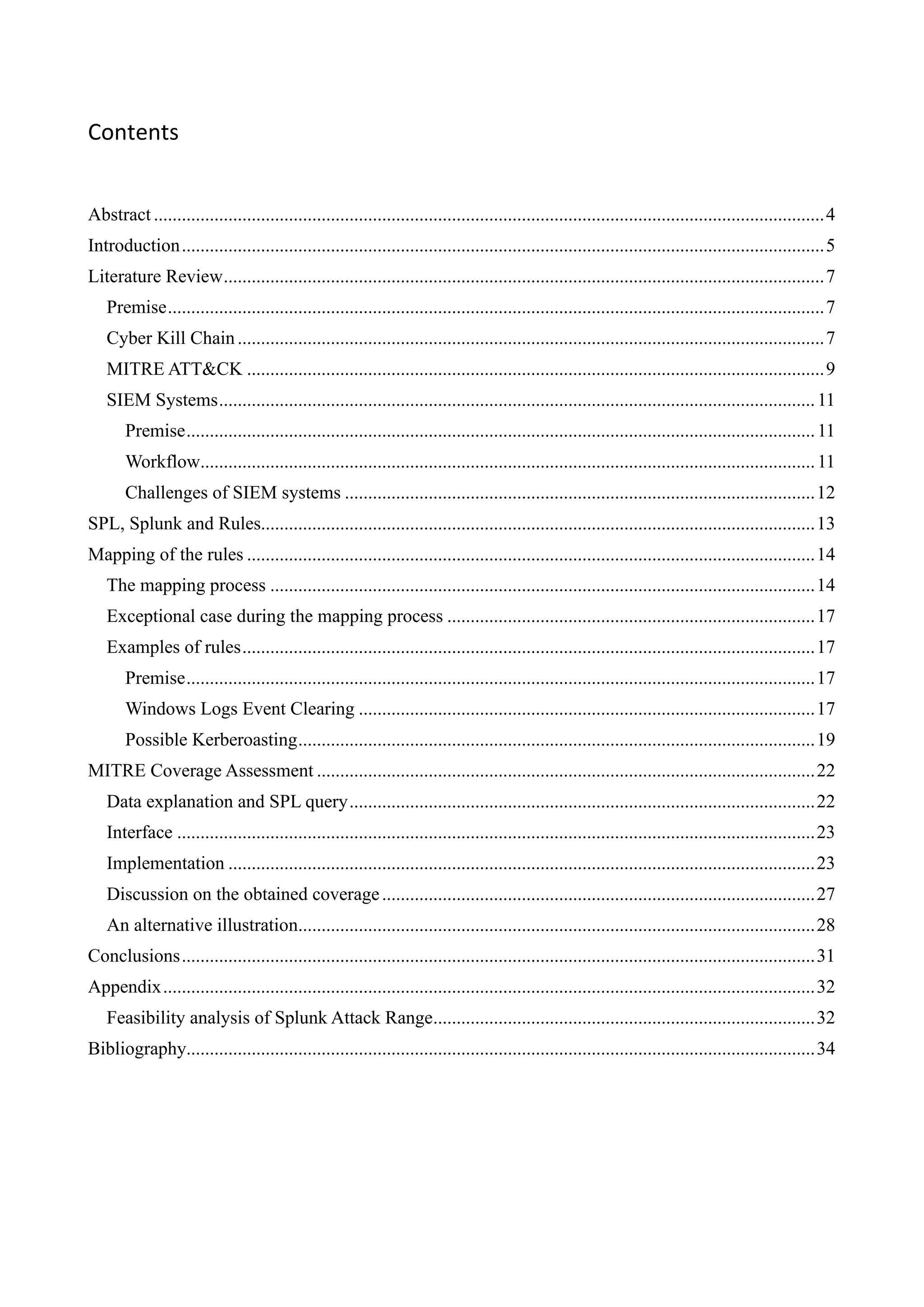 Mapping Security Information And Event Management Siem Rules To Tactics And Techniques Of The