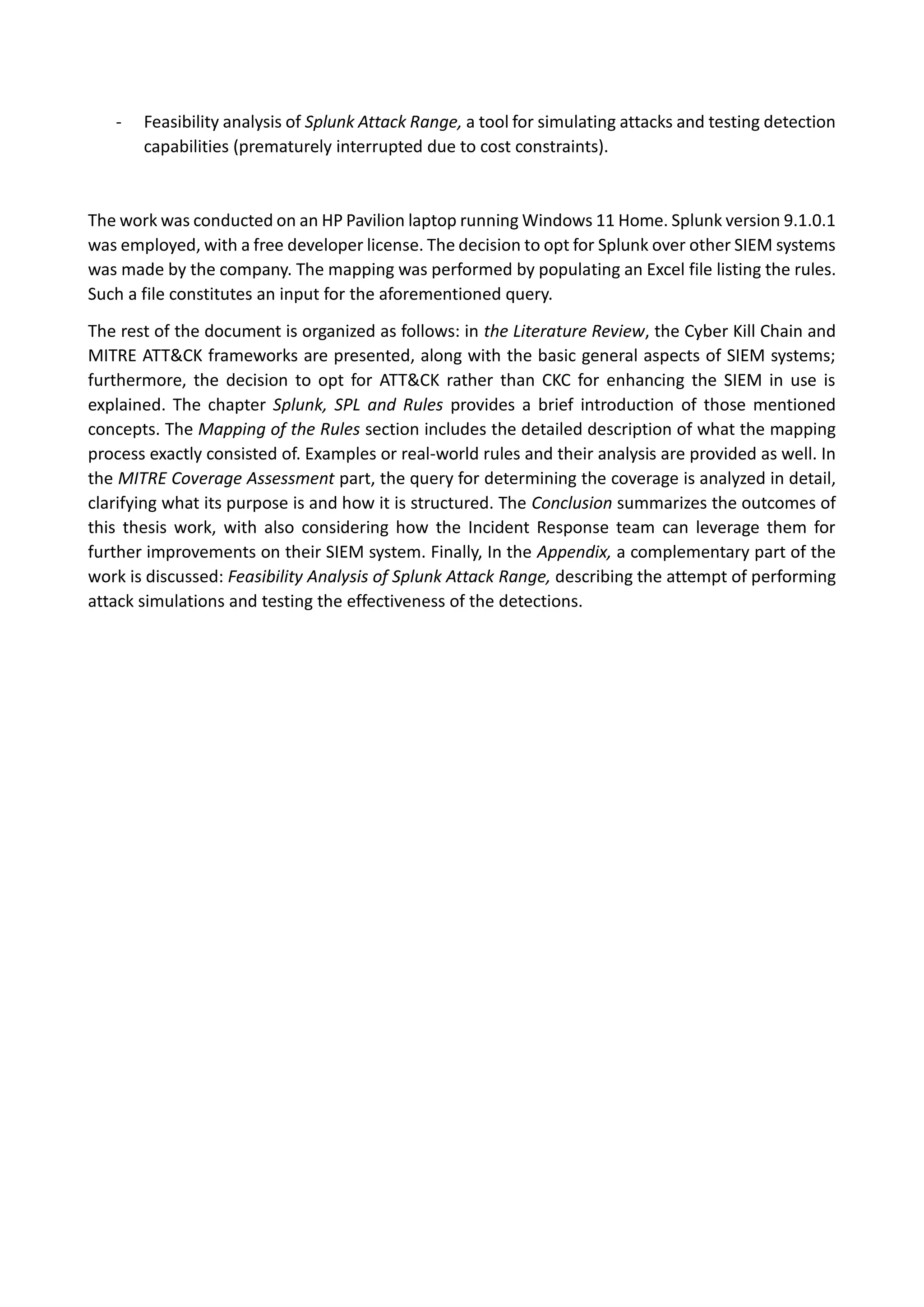 Mapping Security Information And Event Management Siem Rules To Tactics And Techniques Of The