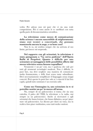 Intervista a Mario Tozzi - tesi di Master di Paola Vaccaro | PDF