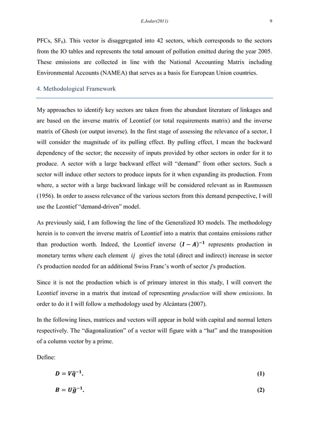 Key Sectors in greenhouse gases emissions in Switzerland: An input-output approach | PDF