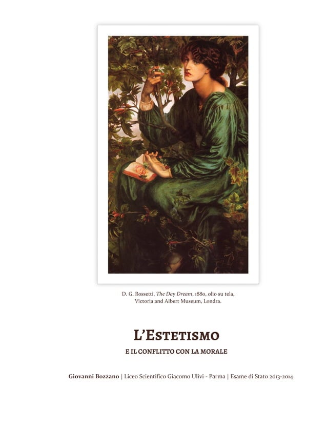 Tesina - L'Estetismo e il conflitto con la Morale | PDF