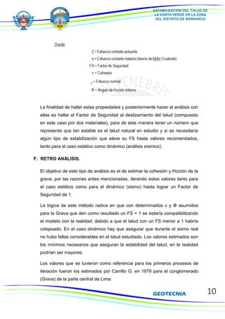 estabilidad de talud y suelos | PDF