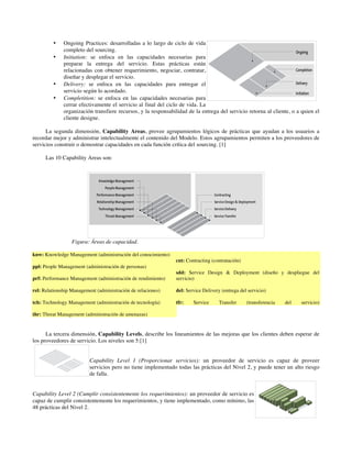 Mejora de Servicios TI utilizando el modelo eSCM-SP | PDF | IT and Internet Support | Internet