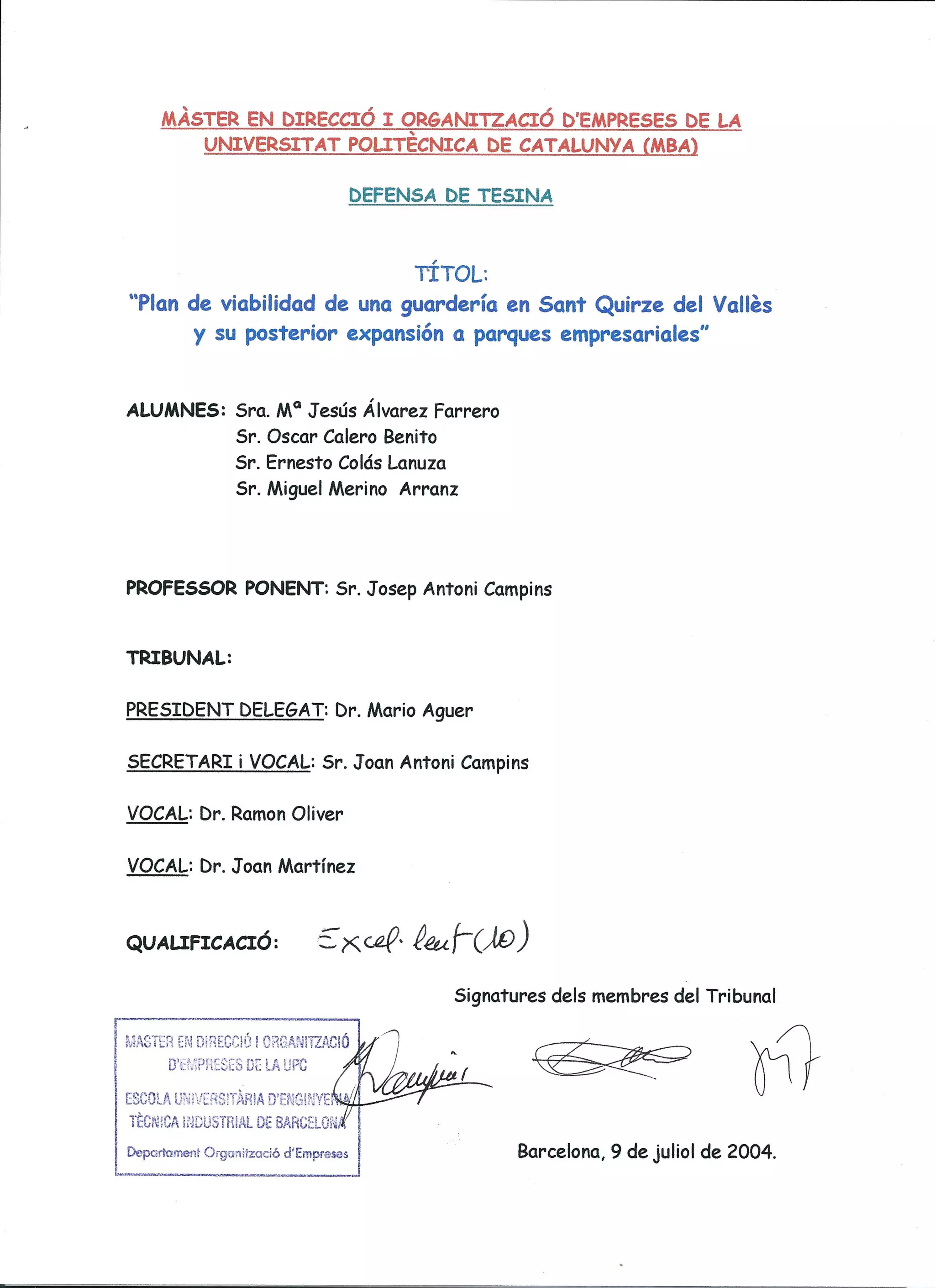 Certificate of MBA Final Project | PDF