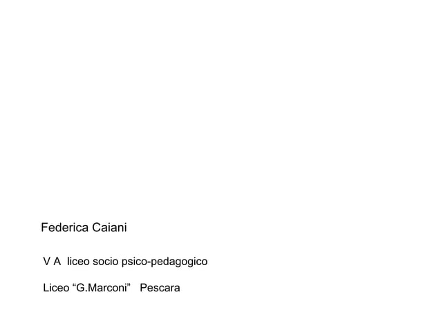 Tesina power point caiani federica | PPT | Poetry | Books and Literature