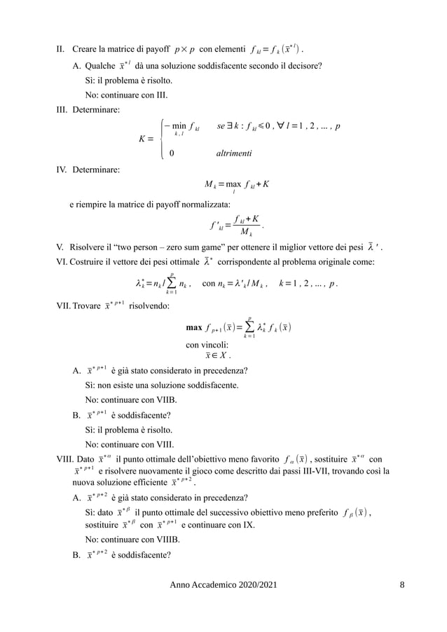Extended Summary of “An Algorithm for Solving Multicriteron Linear Programming Problems with ...