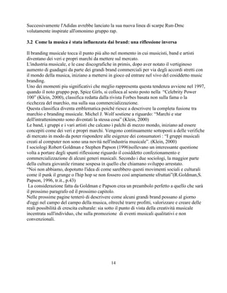BAND O BRAND? L'UTILIZZO DELLA MUSICA ALL'INTERNO DEI GRANDI MARCHI. L ...