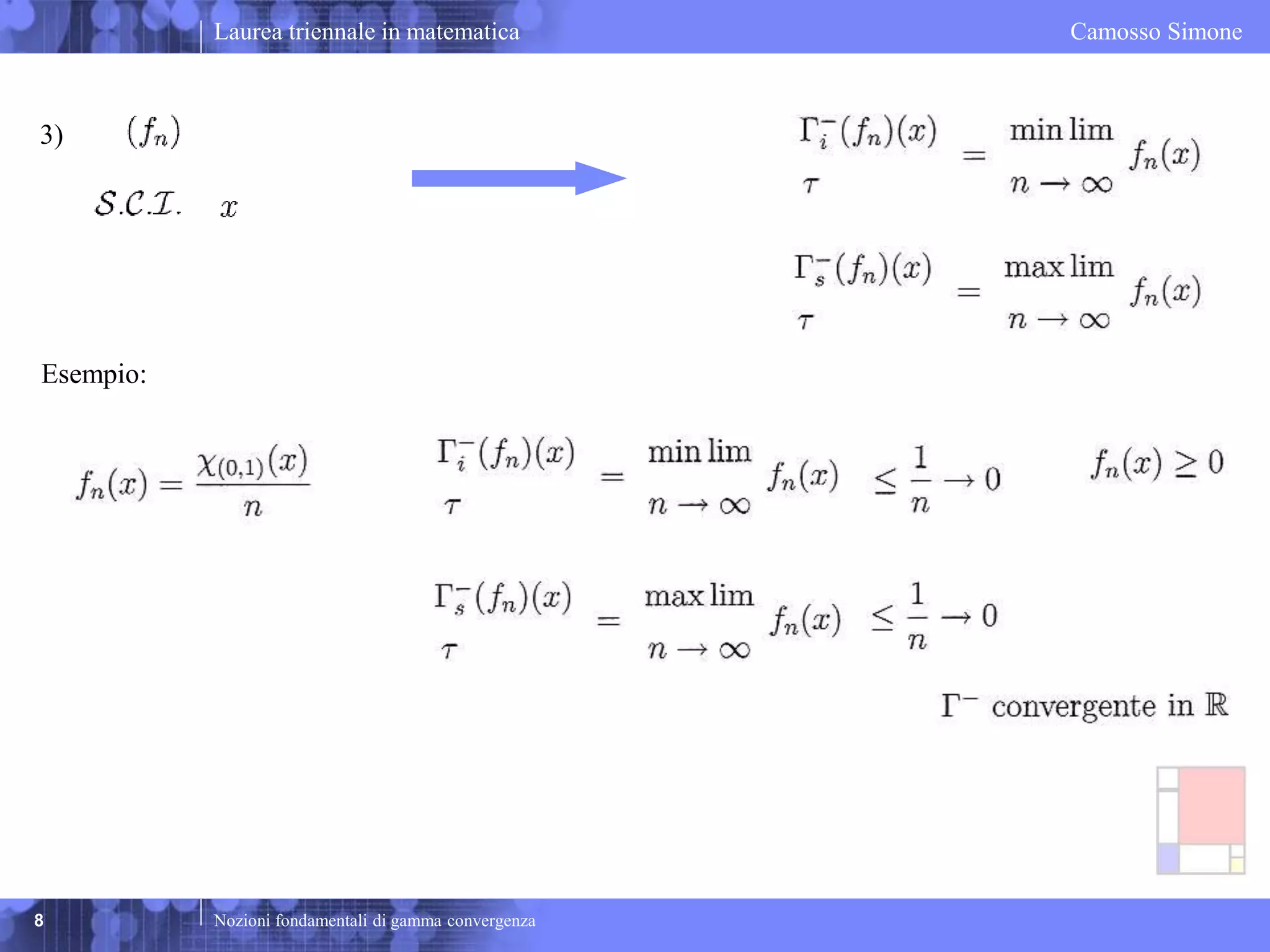 Gamma Convergence Notions | PPT | Physics | Science