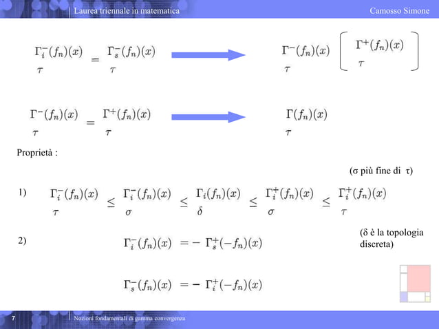Gamma Convergence Notions | PPT | Physics | Science