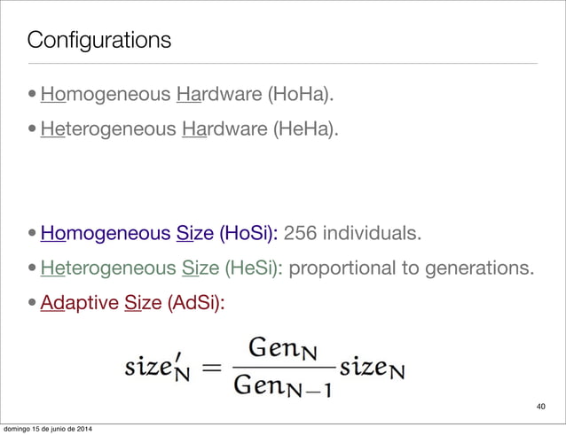 Service Oriented Architecture for Adaptive Evolutionary Algorithms | PPT