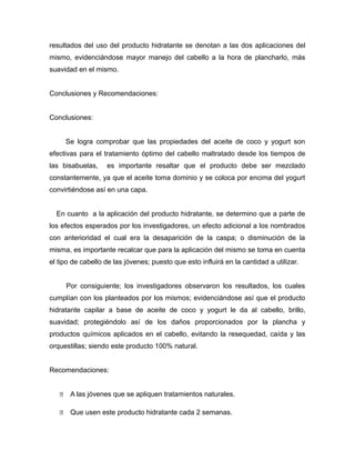 Elaborar un producto a base de aceite de coco y yogurt | RTF