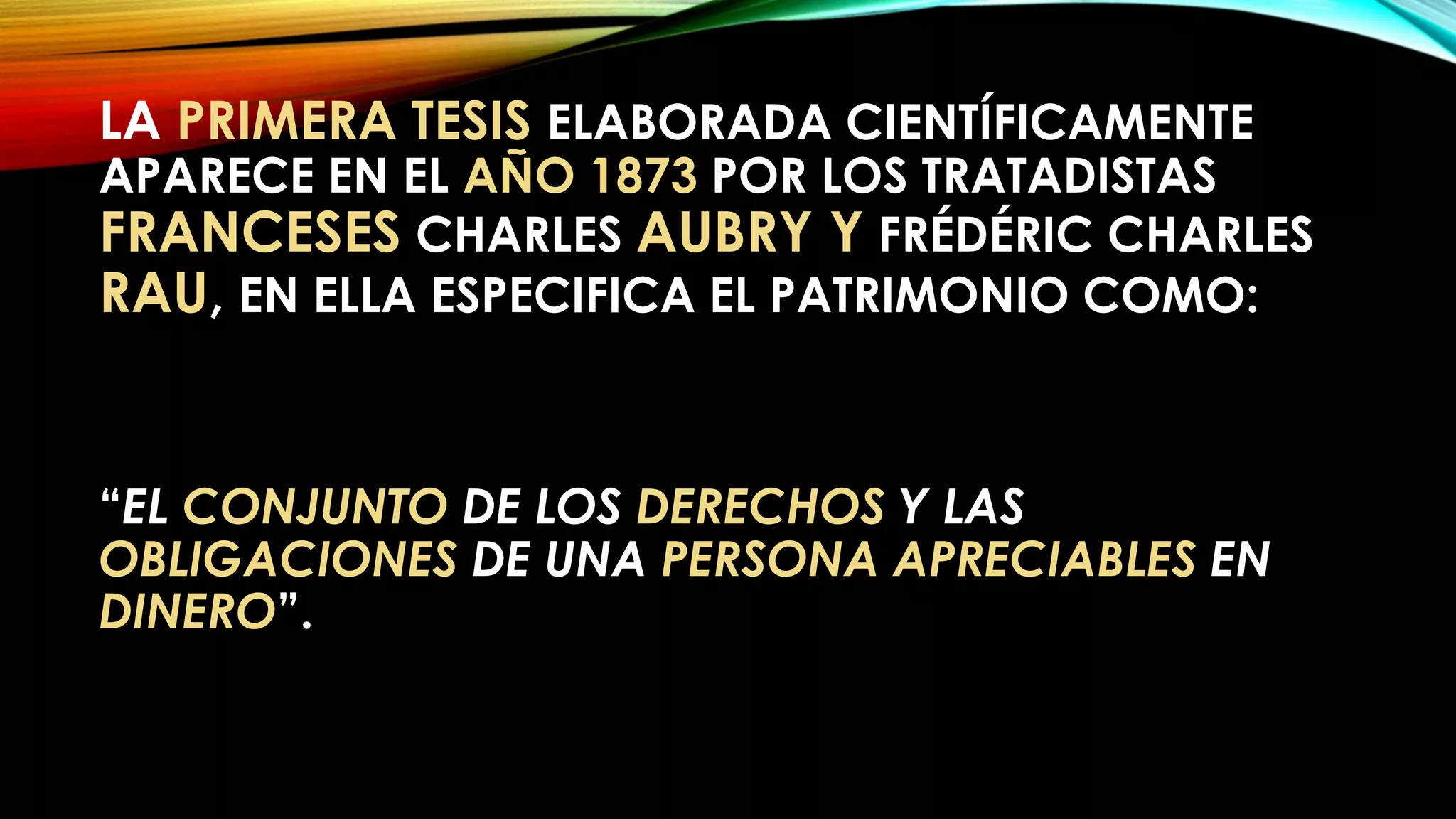 Tesis de brinz | PPTX