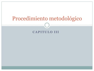 Tesis: Ejemplo de presentación | PPTX