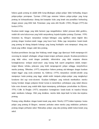 Tesis gejala ponteng | DOCX