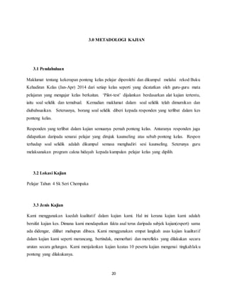 Tesis gejala ponteng | PDF