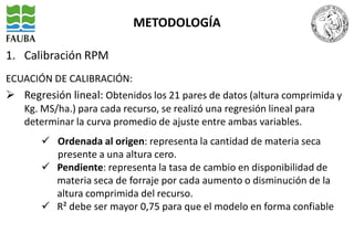 Rising Plate Meter - Tesis presentacion | PDF