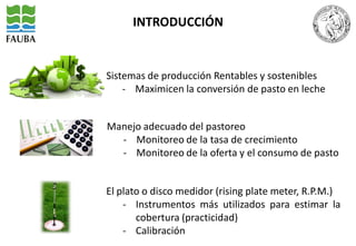 Rising Plate Meter - Tesis presentacion | PDF