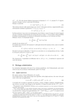 Stringhe Relativistiche Classiche | PDF