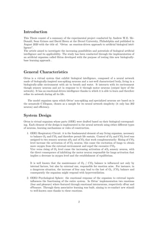 Summary of: "Ortus: an emotion-driven approach to artificial biological intelligence " | PDF