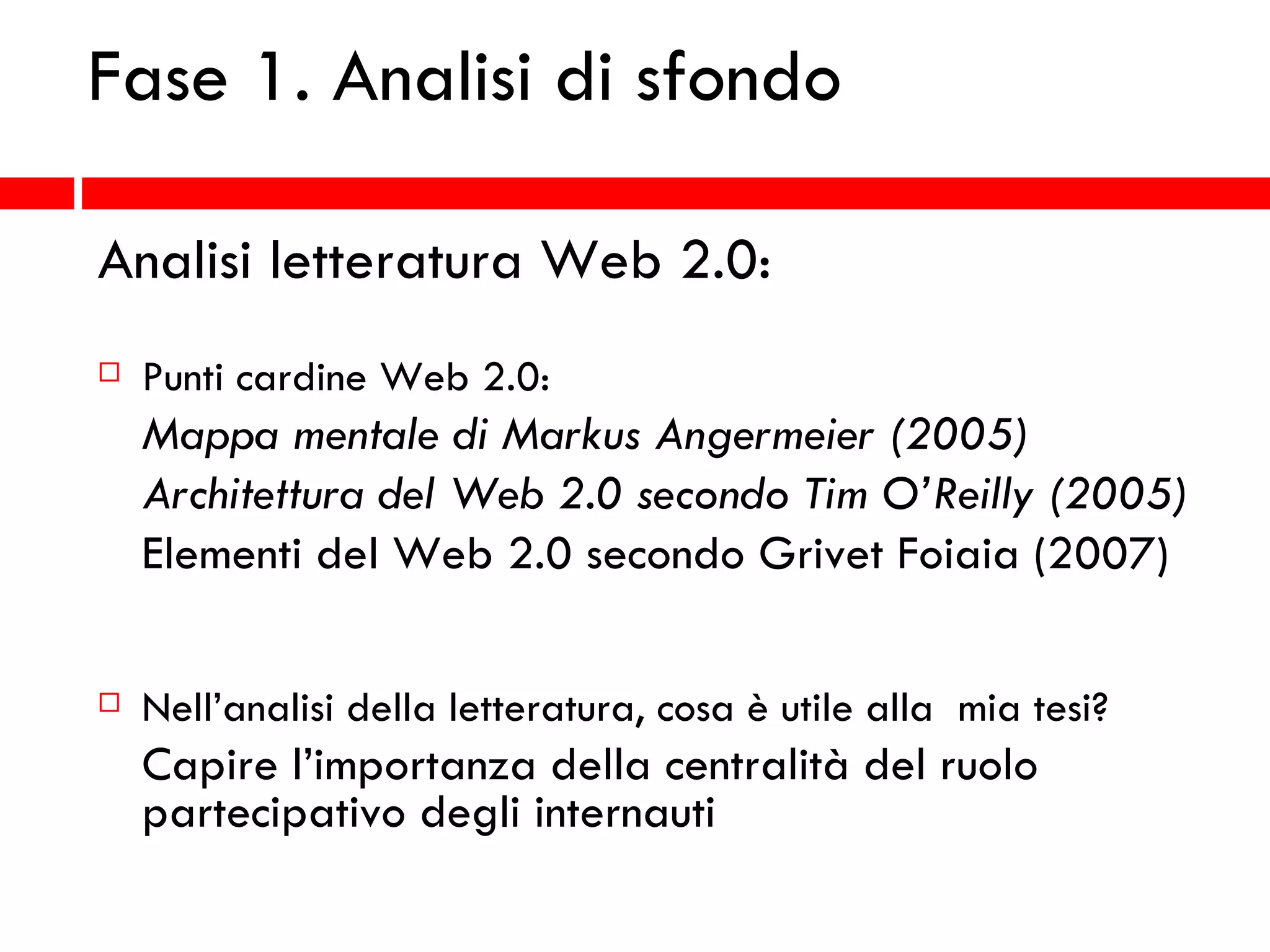Tesi di Sara Guidi web 2.0 | PPT