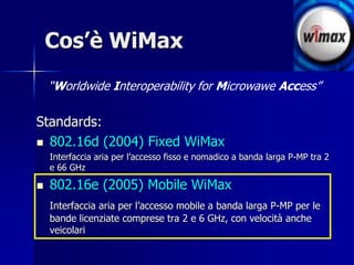 Wimax | PPTX | Computer Networking | Computing