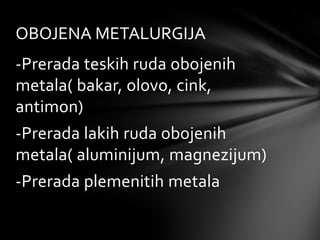 Teska industrija | PPTX