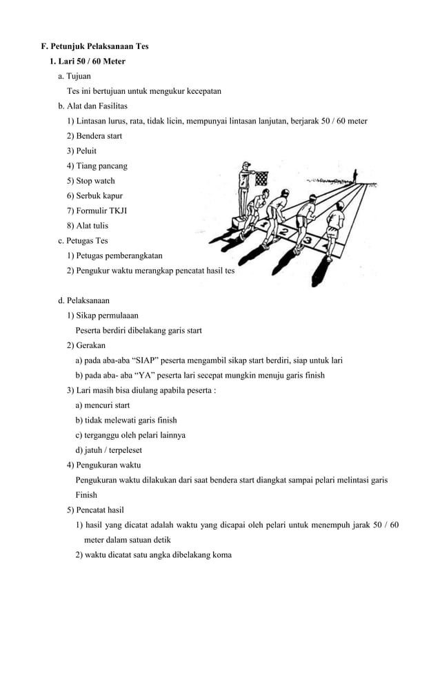 Tes kesegaran jasmani indonesia | PDF
