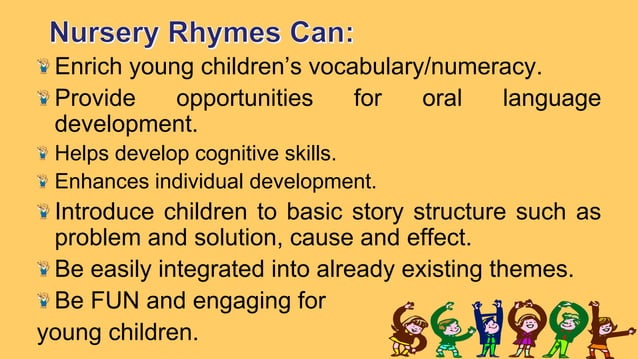 Teaching English Using Nursery Rhymes and Songs | PPTX